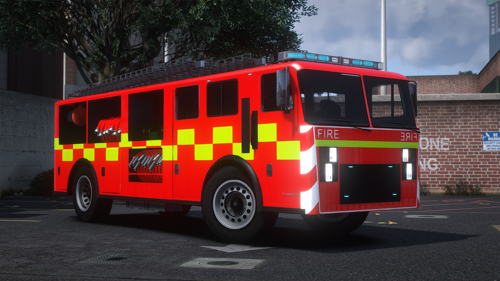 Non-ELS MTL Fire Truck Marked (Fire) – PolyFex
