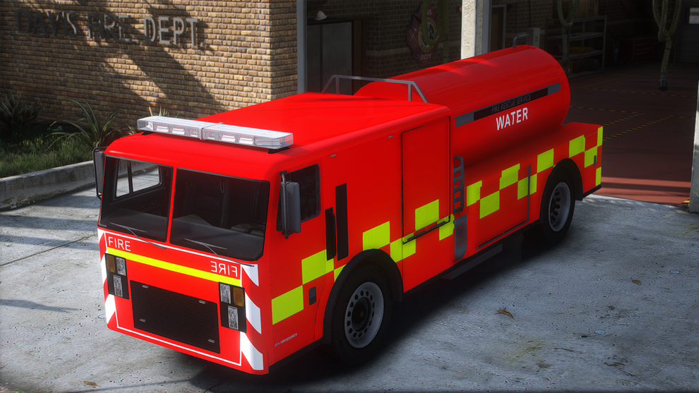 ELS MTL Water Tanker Marked (Fire) – PolyFex
