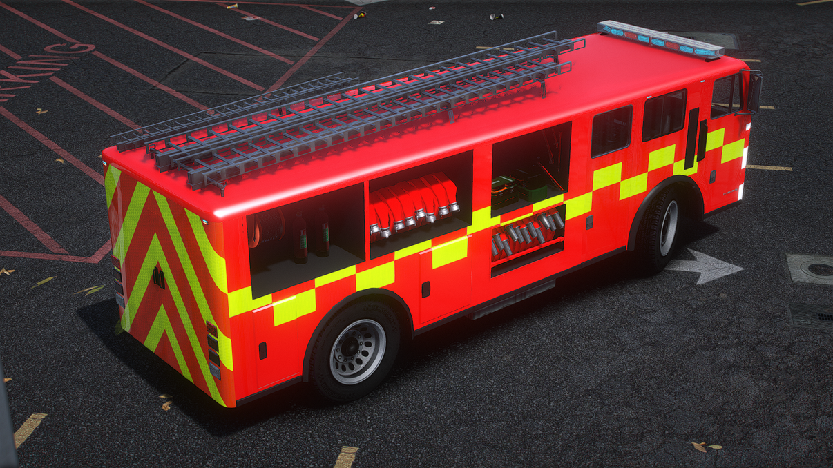 Non-ELS MTL Fire Truck Marked (Fire) – PolyFex